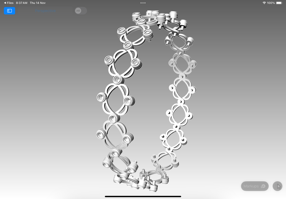 Ring into bangle CAD file 3DM file STL file – JewelryCrafto