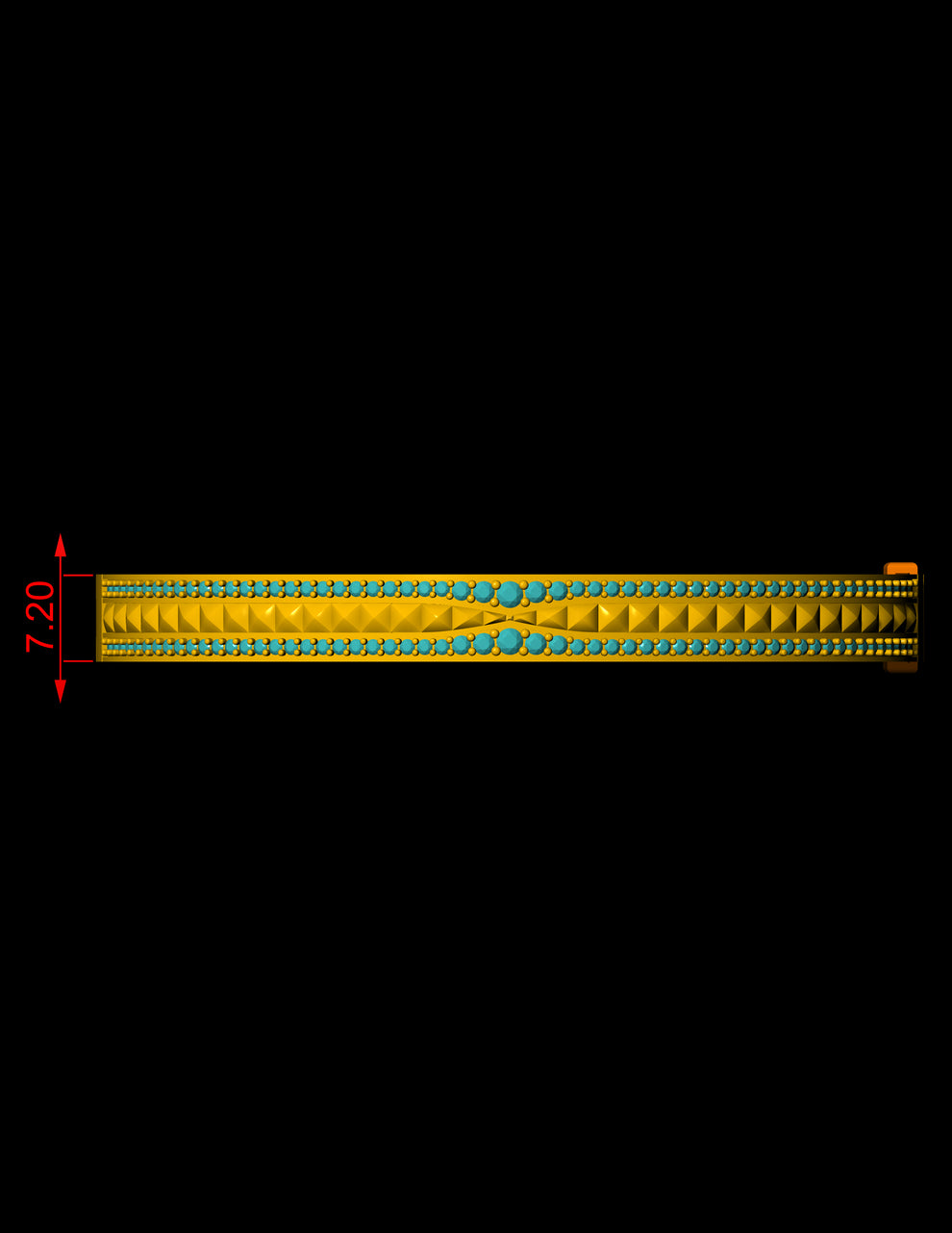 B.Zero1-Inspired Diamond Bracelet CAD Design Original Lock Mechanism ...