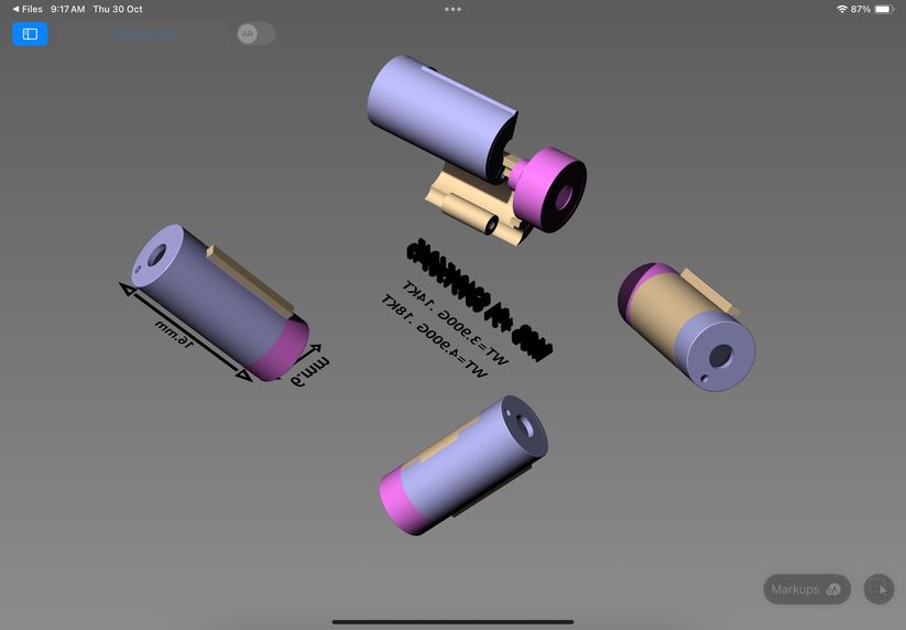 Cylinder Lock CAD Design | Two-Tone Functional Jewelry Lock Model ...